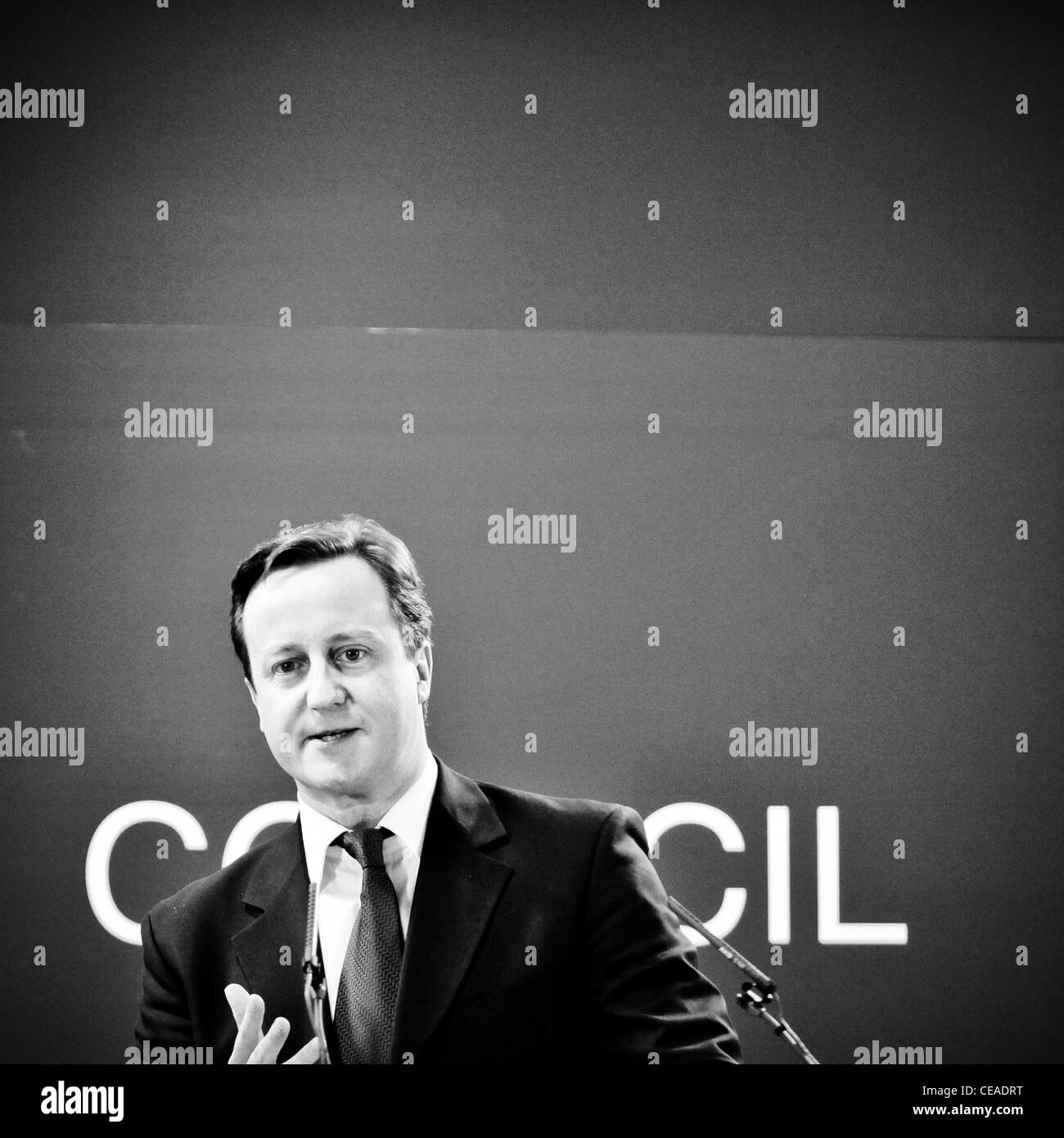 David cameron portrait Black and White Stock Photos & Images - Alamy