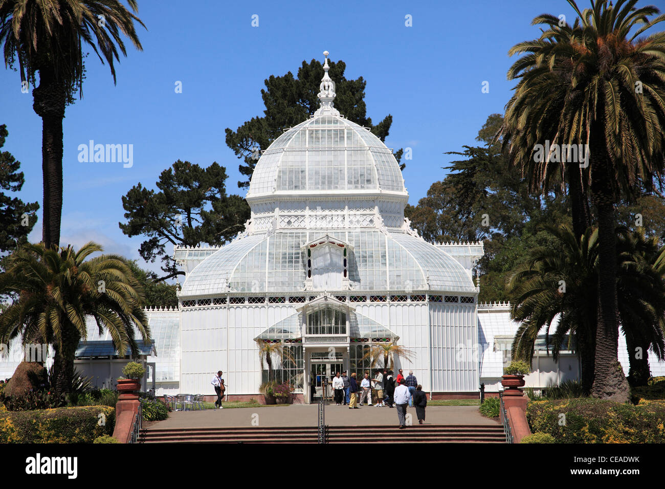 Conservatory of flowers golden gate park hi-res stock photography and ...