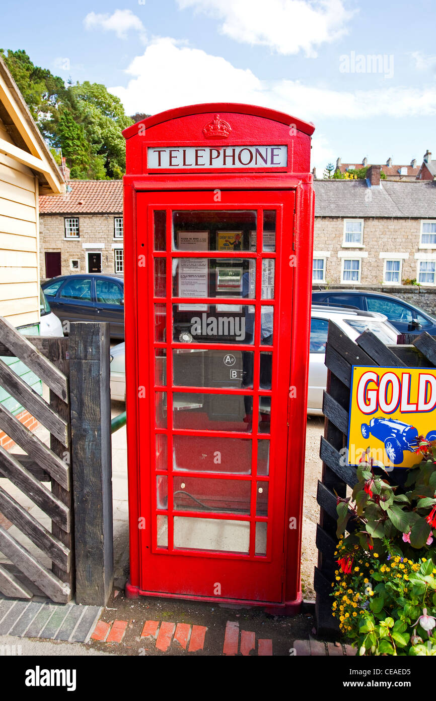 Railway telephone box hi-res stock photography and images - Alamy