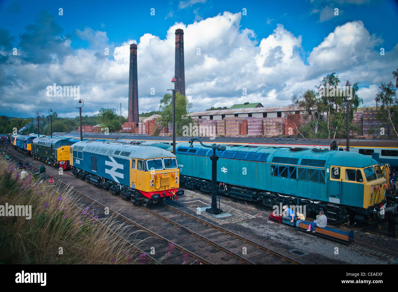 Diesel engines locomotive train hi-res stock photography and images - Alamy