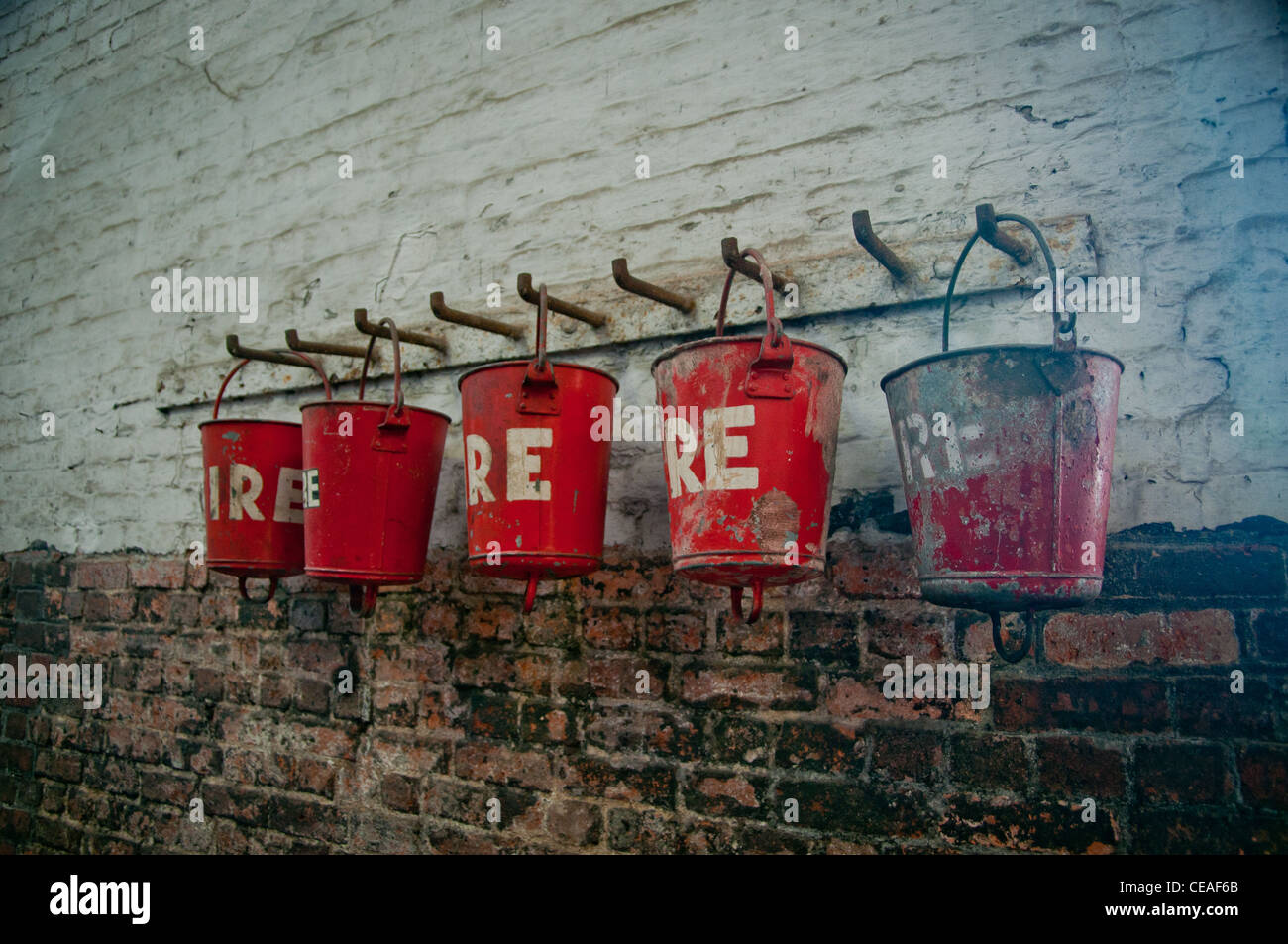 Train fire buckets hi-res stock photography and images - Alamy