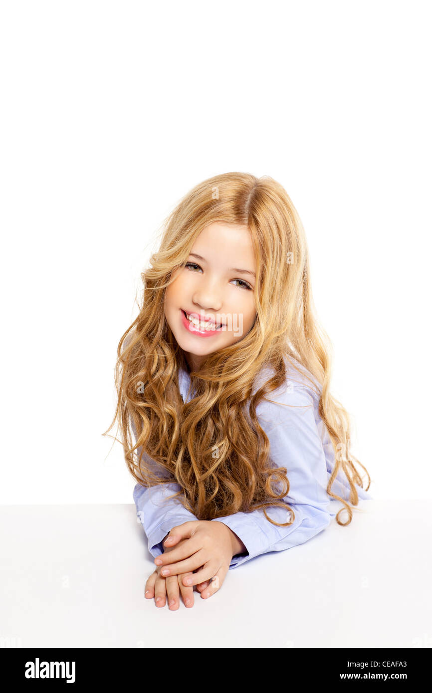 blond little girl portrait Stock Photo - Alamy
