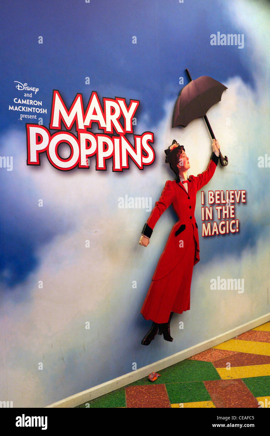 Mary poppins umbrella play hi-res stock photography and images - Alamy