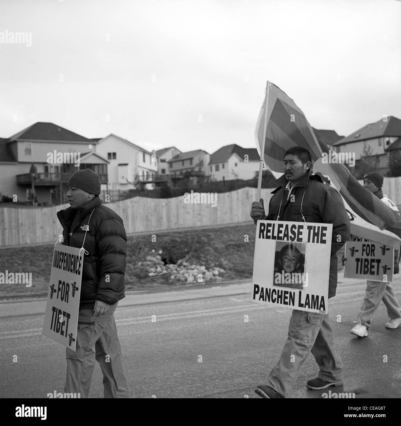 Tibetan independence movement Black and White Stock Photos & Images - Alamy