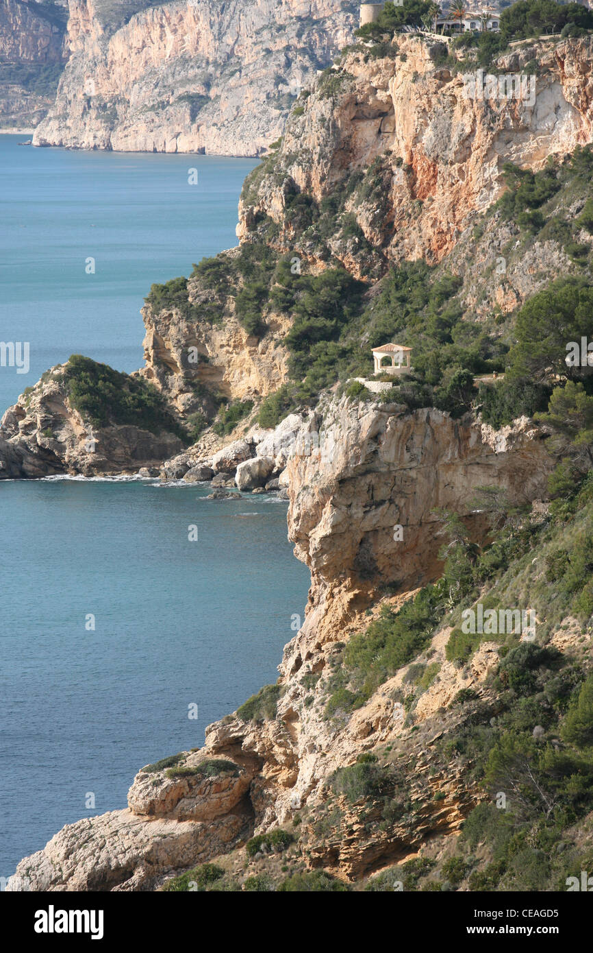 Coastal scenery in and South of Javea Habea Spain Stock Photo - Alamy