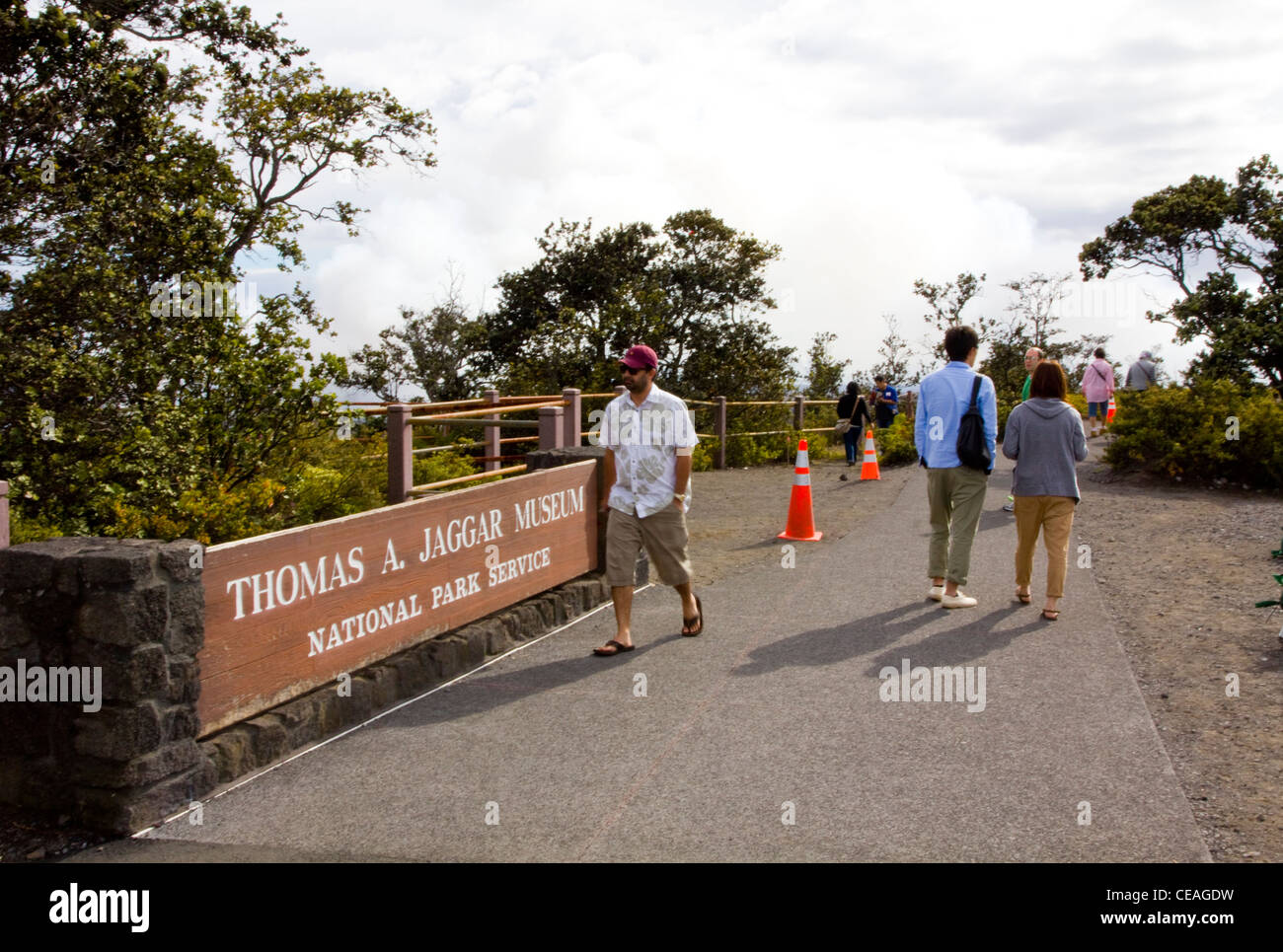 Jaggar Museum, Hawaii Volcanoes National Park, Hawaii Stock Photo - Alamy