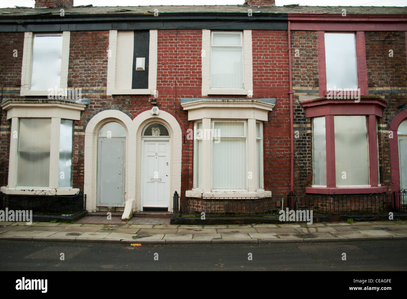 Tinned-up, derelict, abandoned, decline, home, house, decay, old ...