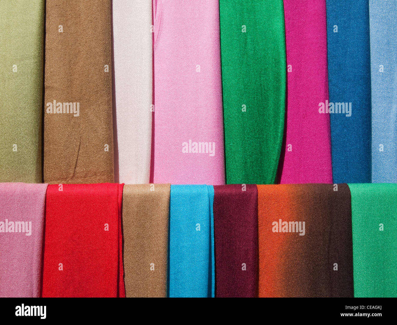 Many scarves hi-res stock photography and images - Alamy