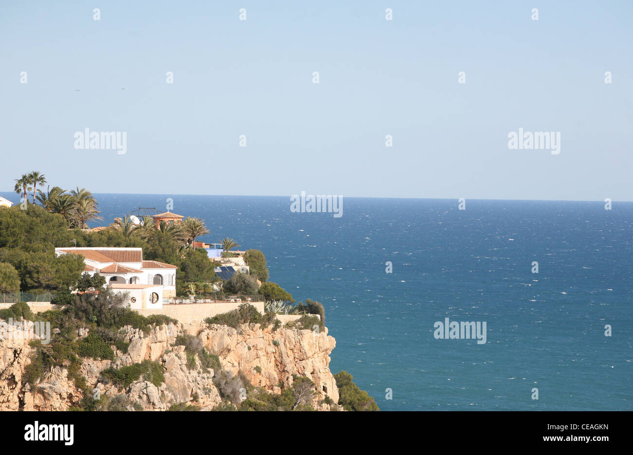 Coastal scenery in and South of Javea Habea Spain Stock Photo - Alamy