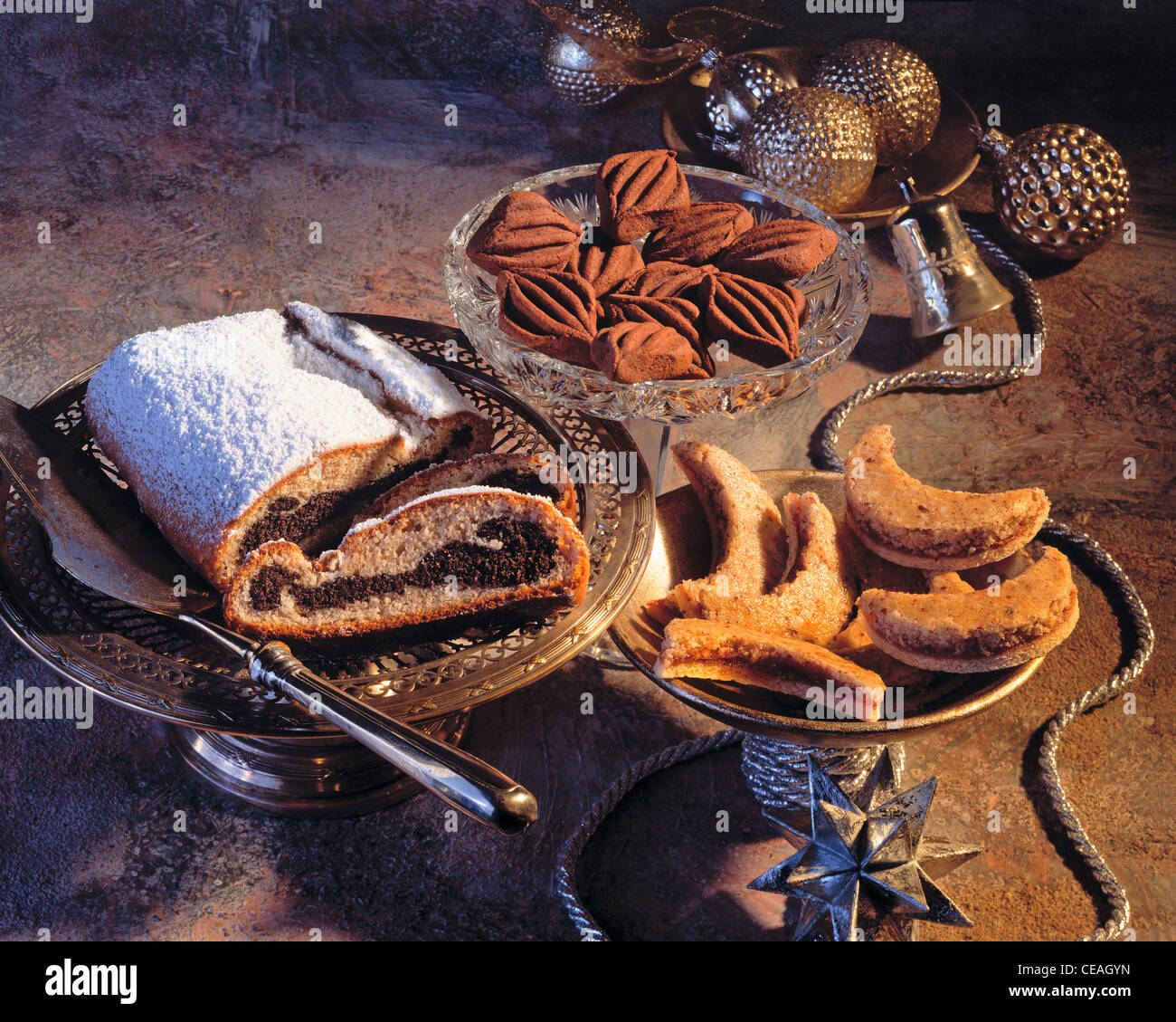 Tableau: Several christmas pastries Stock Photo - Alamy