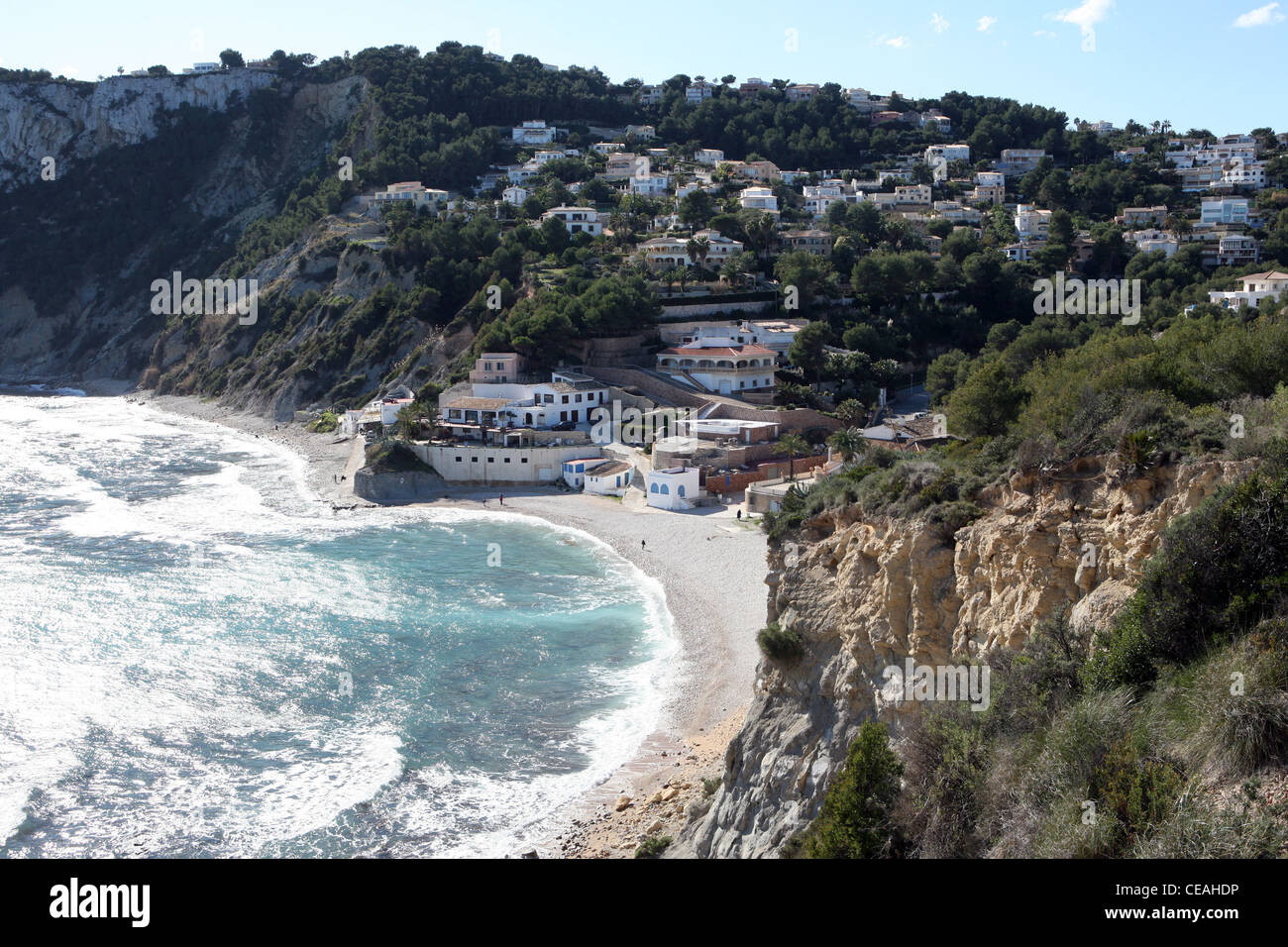 Coastal scenery in and South of Javea Habea Spain Stock Photo - Alamy