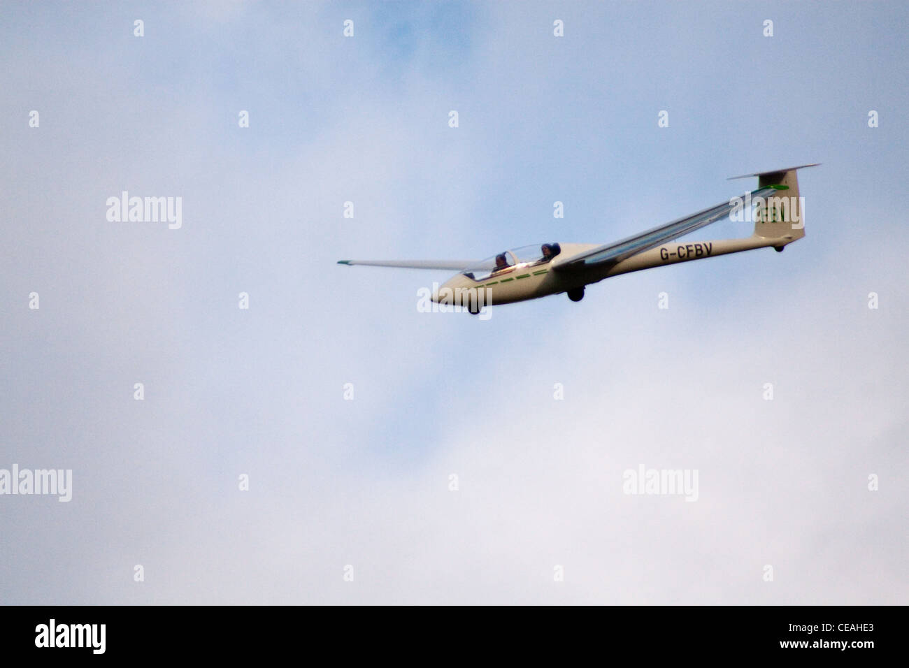 Glider in flight Stock Photo - Alamy