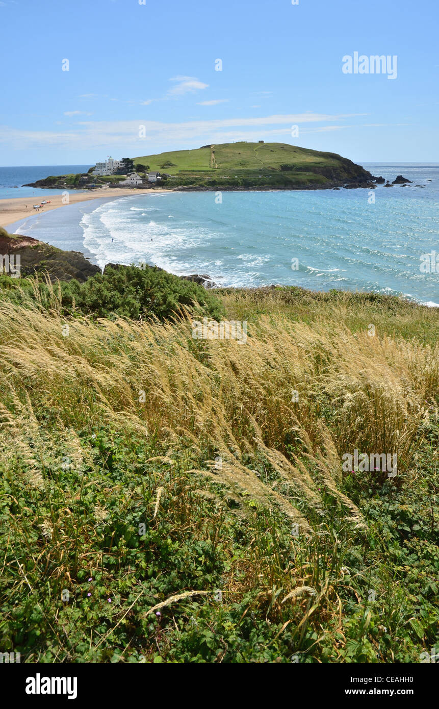 bigbury on sea devon england uk Stock Photo - Alamy