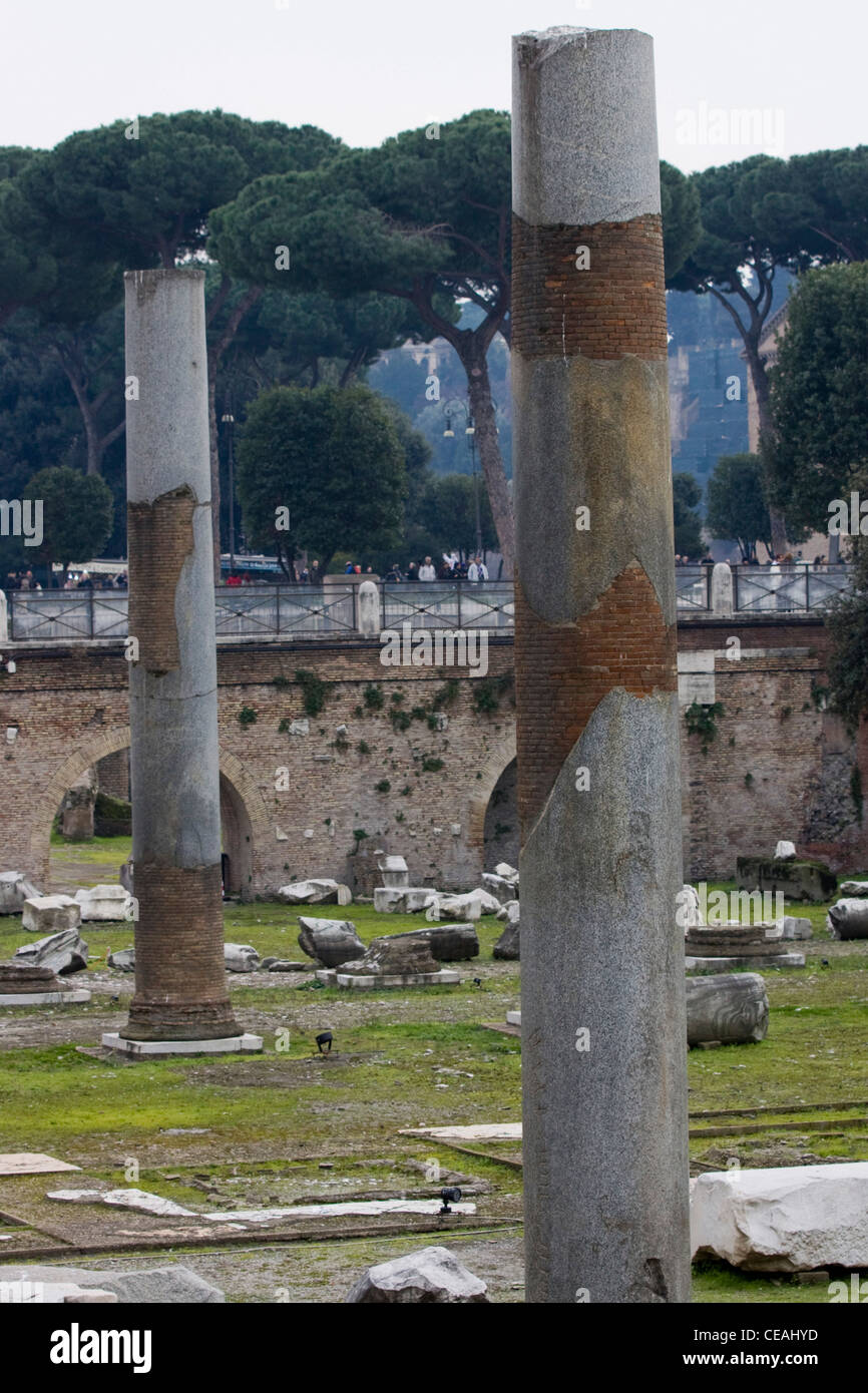 Roman Forum Ruins of several important ancient government buildings at ...