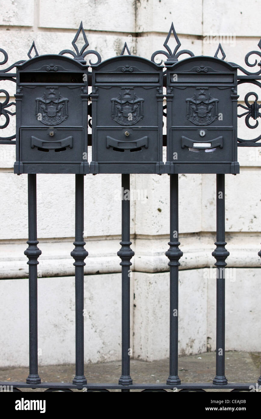 Three letter boxes hi-res stock photography and images - Alamy