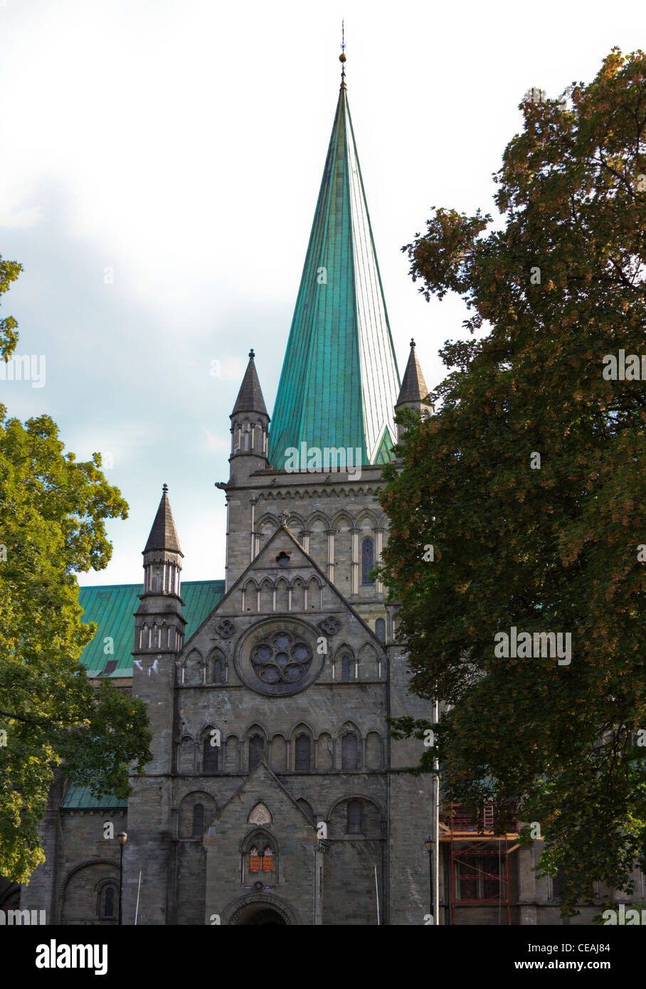 The Cathedral of Trondheim, Norway Stock Photo - Alamy