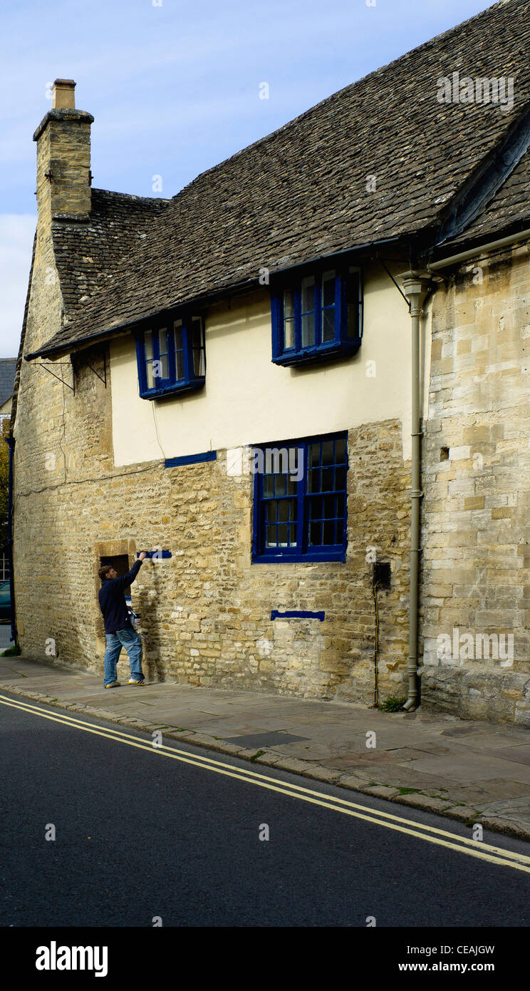 burford village cotswolds oxfordshire Stock Photo - Alamy