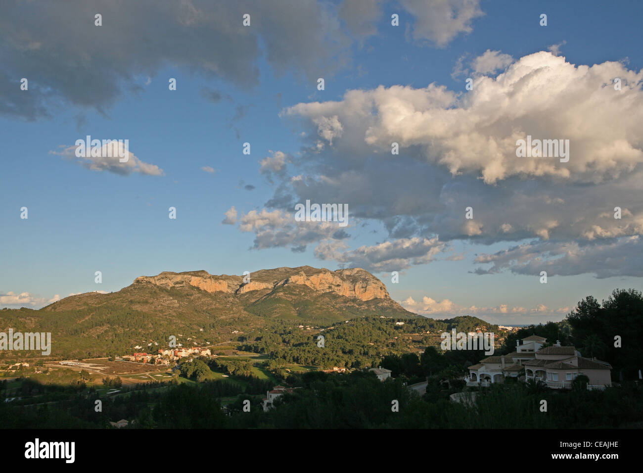 Mount Montgo Denia near Javea Spain Stock Photo - Alamy