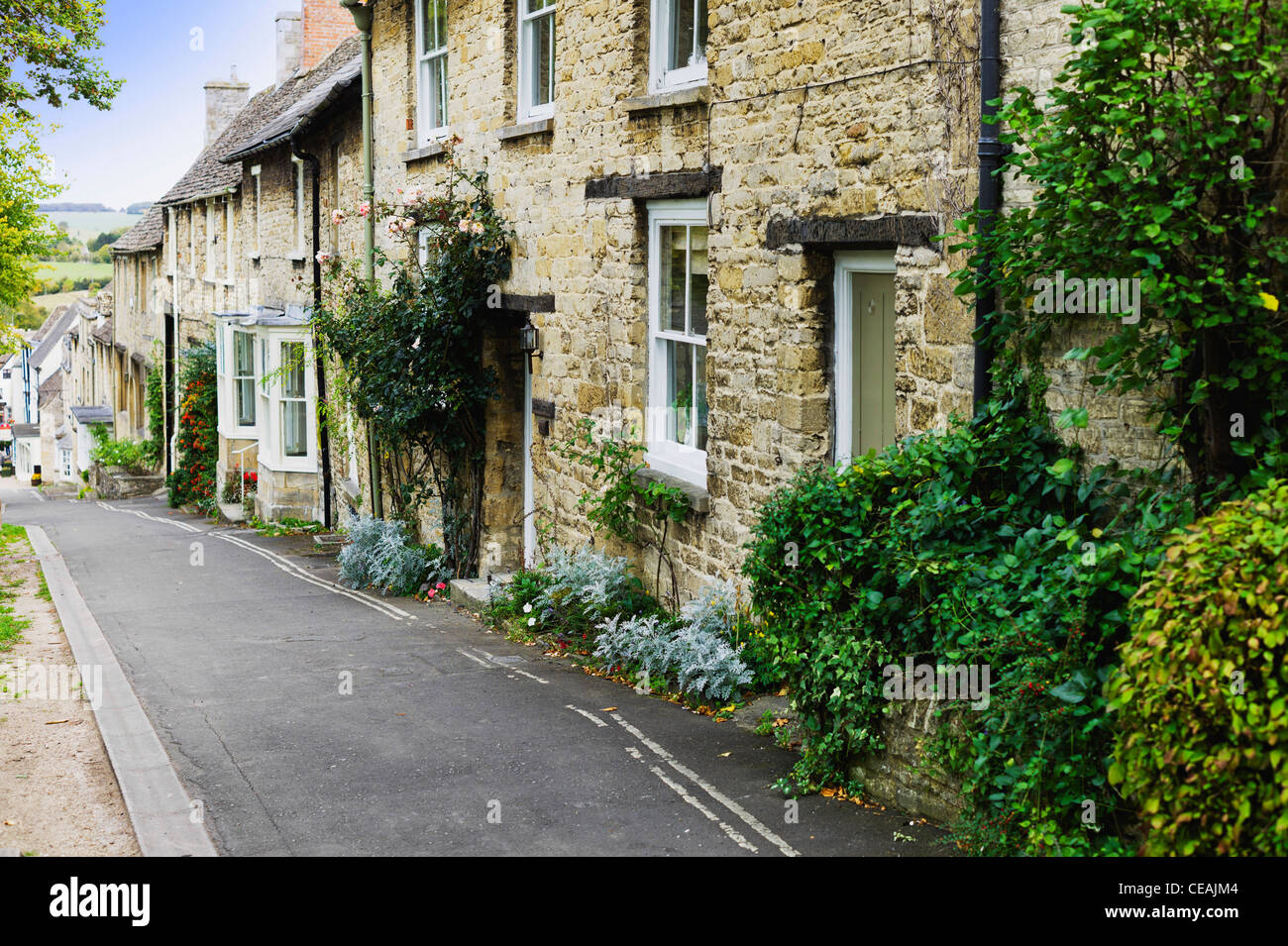 burford village cotswolds oxfordshire Stock Photo - Alamy