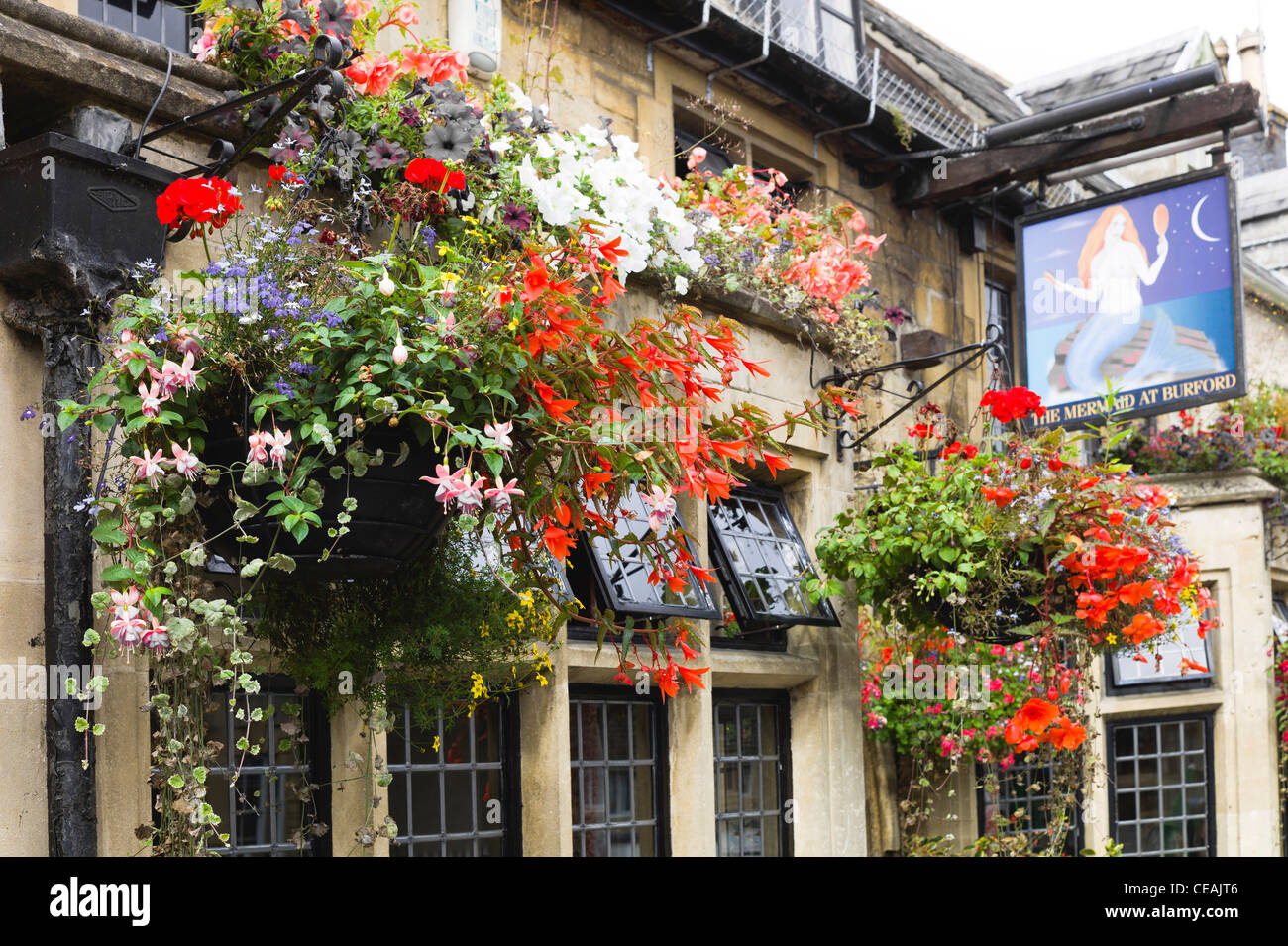 burford village cotswolds oxfordshire Stock Photo - Alamy