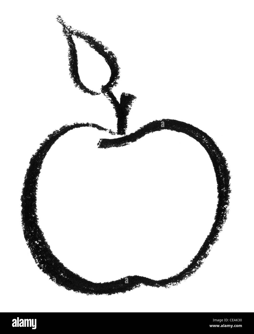 Apple Pencil Drawing Outline