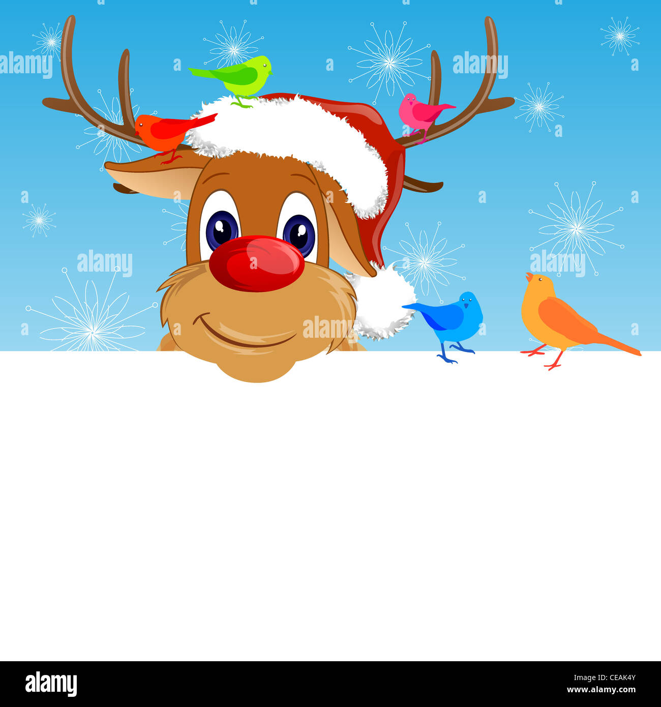 Christmas and deer hi-res stock photography and images - Alamy