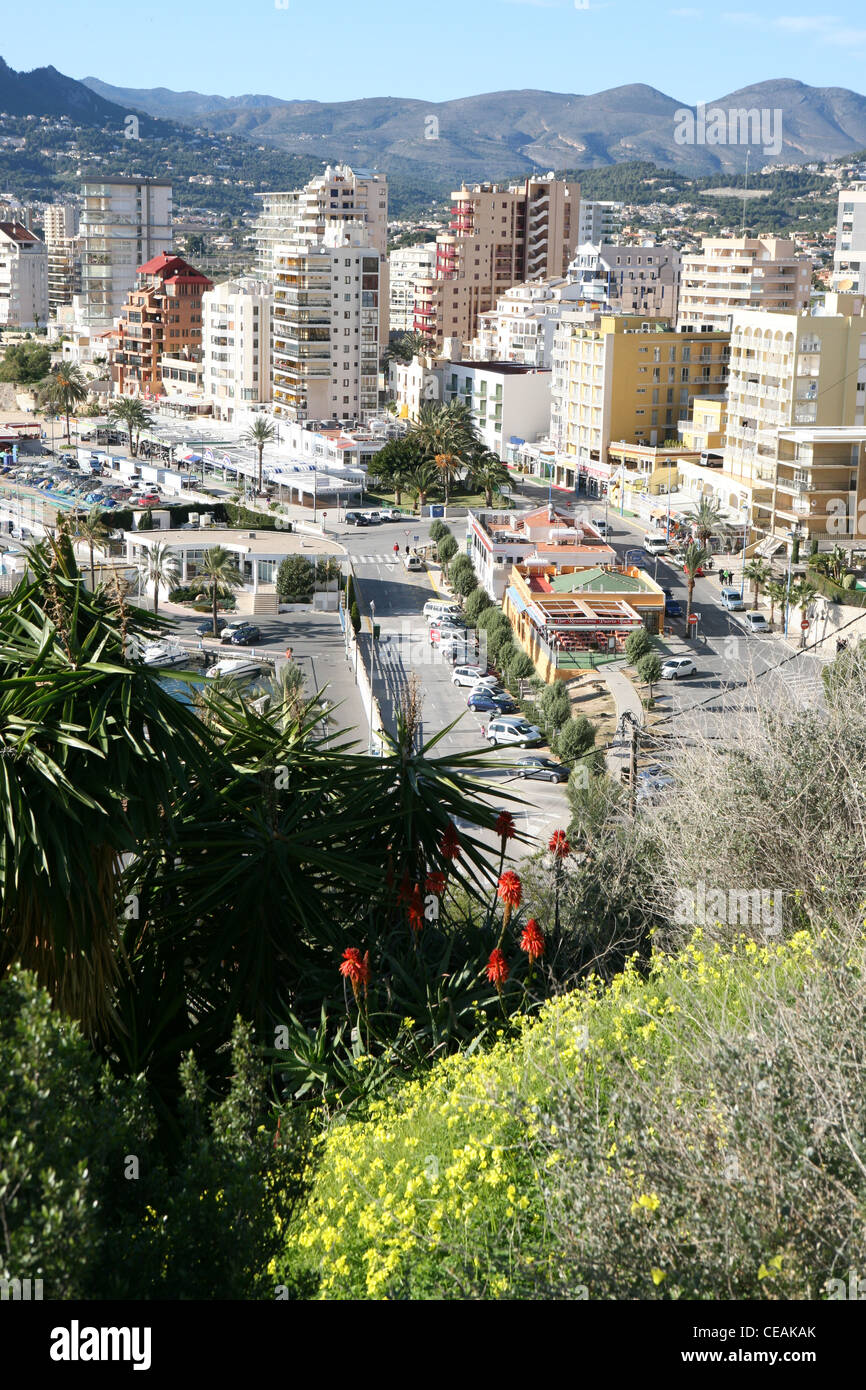 Calpe Costa blanca Spain Europe Stock Photo - Alamy