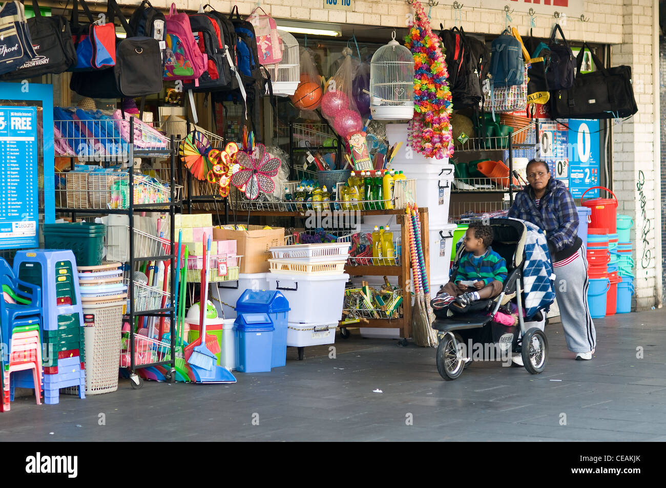 Street scene, Footscray melbourne victoria australia Stock Photo - Alamy