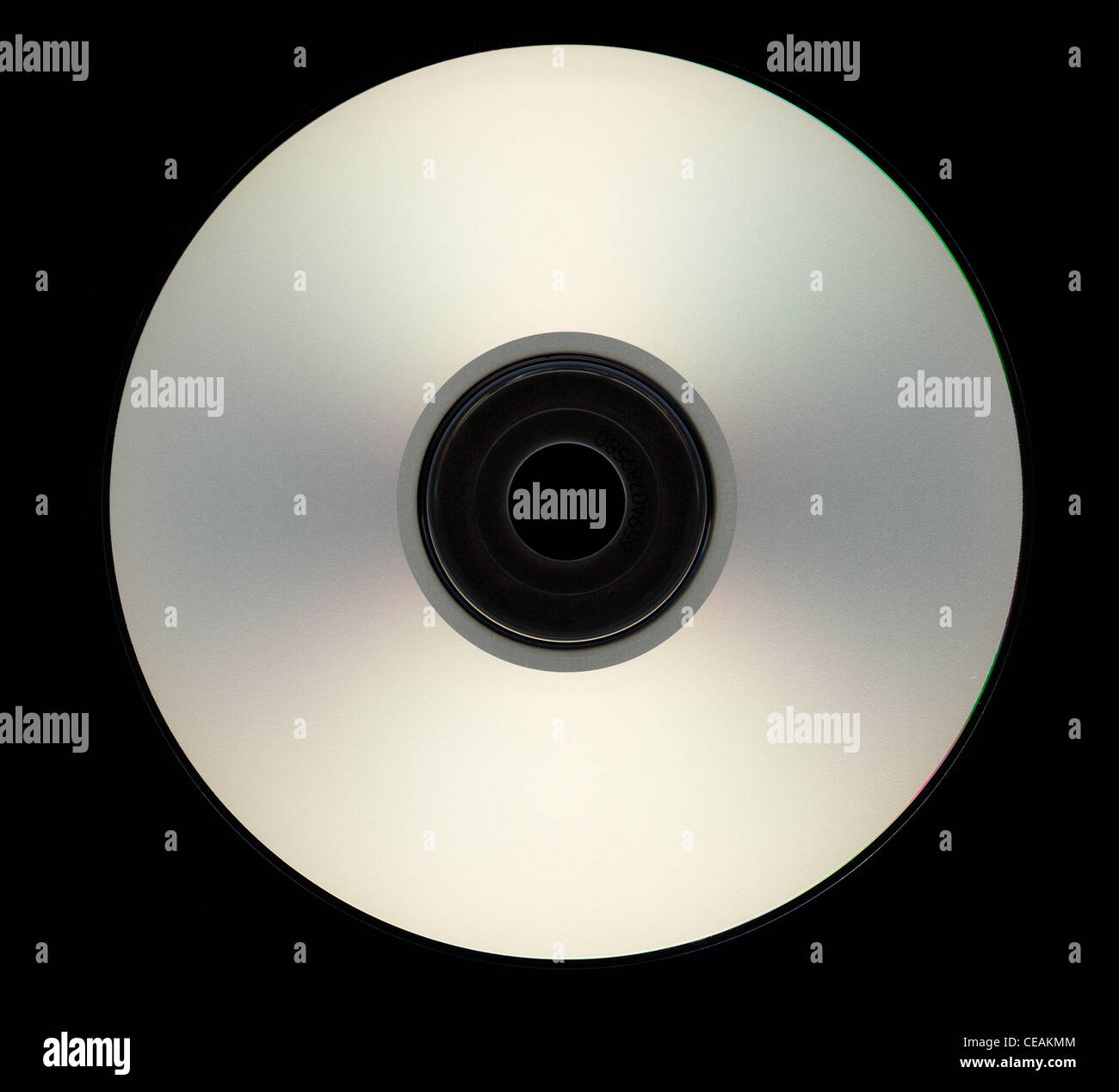 highly detailed image of real cd or dvd blank with white textured ...