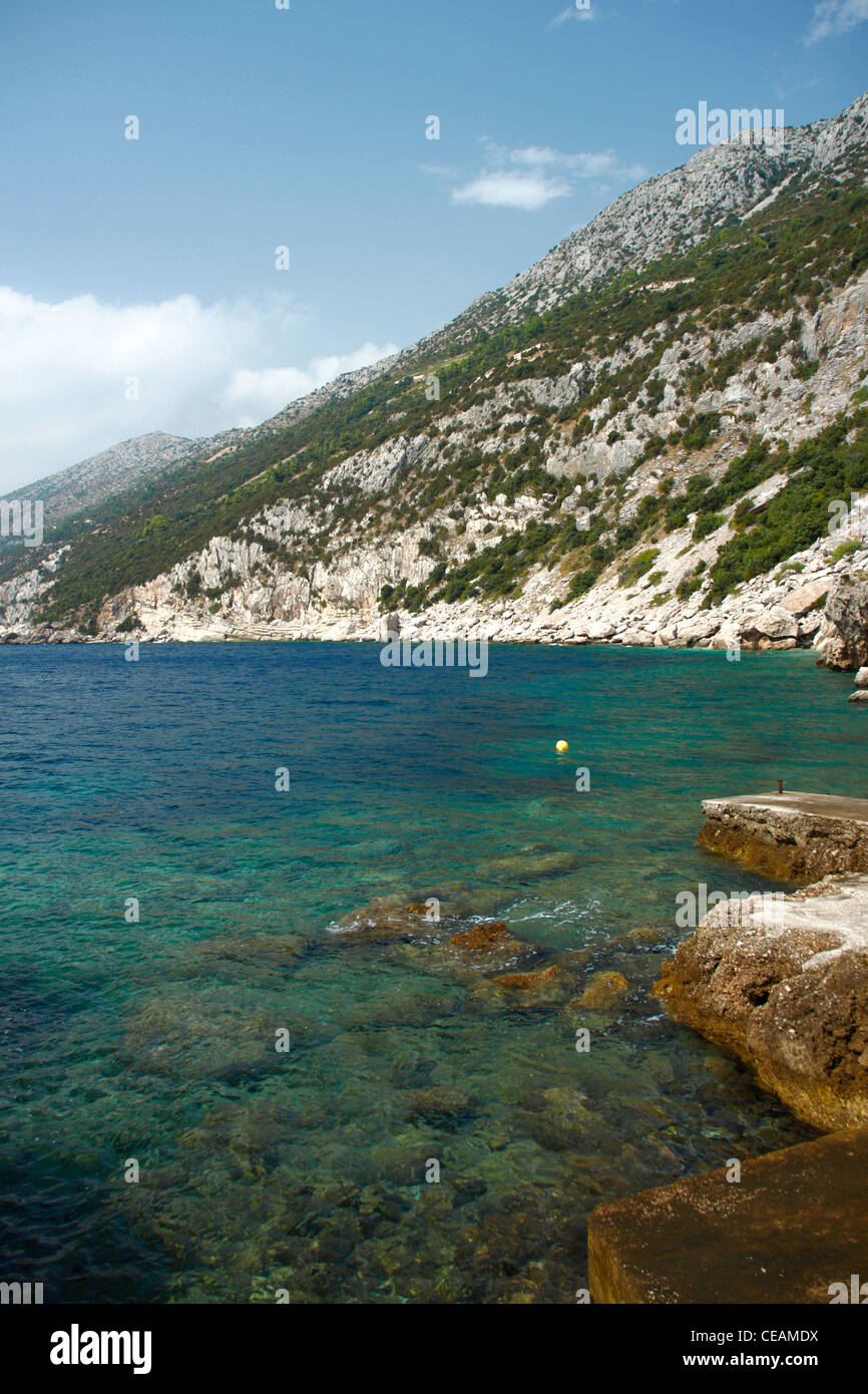 Rocks in Dingac Borak, Peljesac peninsula, Croatia Stock Photo - Alamy