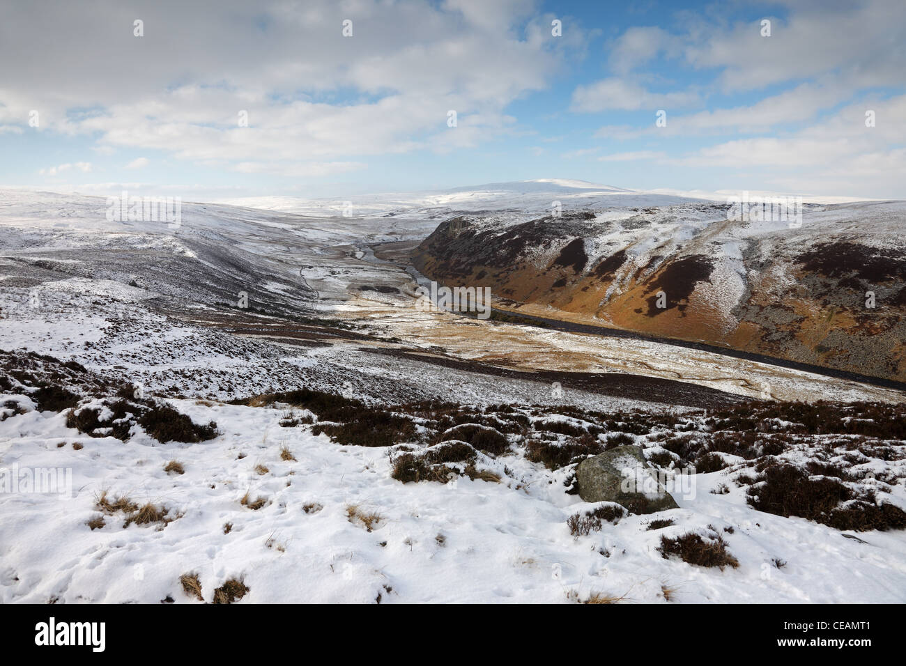 The River Tees and Falcon Clints Viewed from Man Gate on Cronkley Fell ...