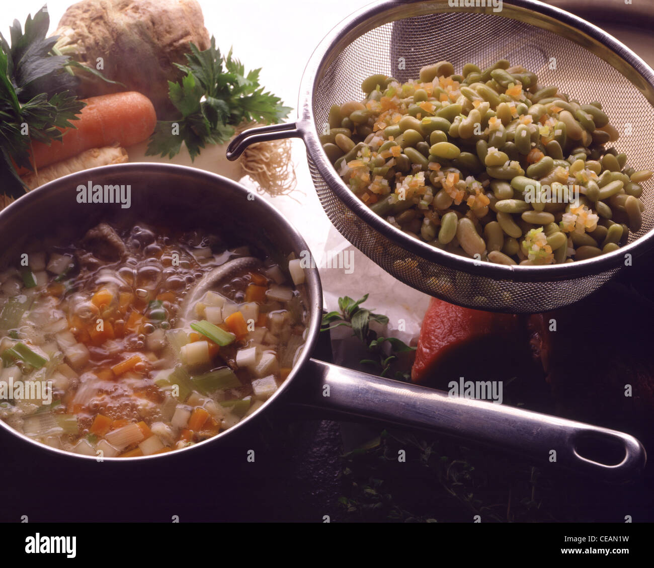 Vegetable from bean kernels hi-res stock photography and images - Alamy