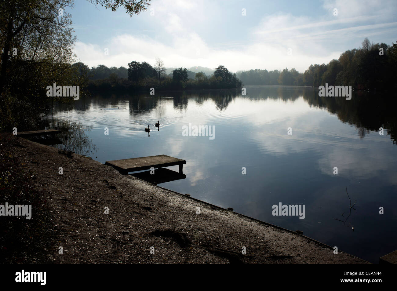 arrow valley lake country park redditch worcestershire Stock Photo - Alamy