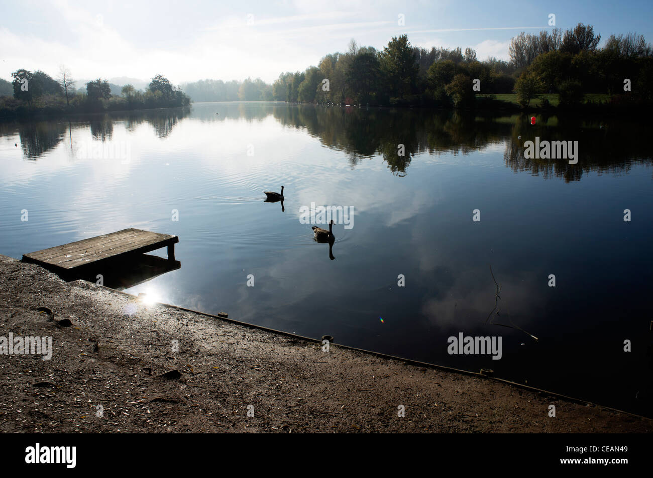 arrow valley lake country park redditch worcestershire Stock Photo - Alamy