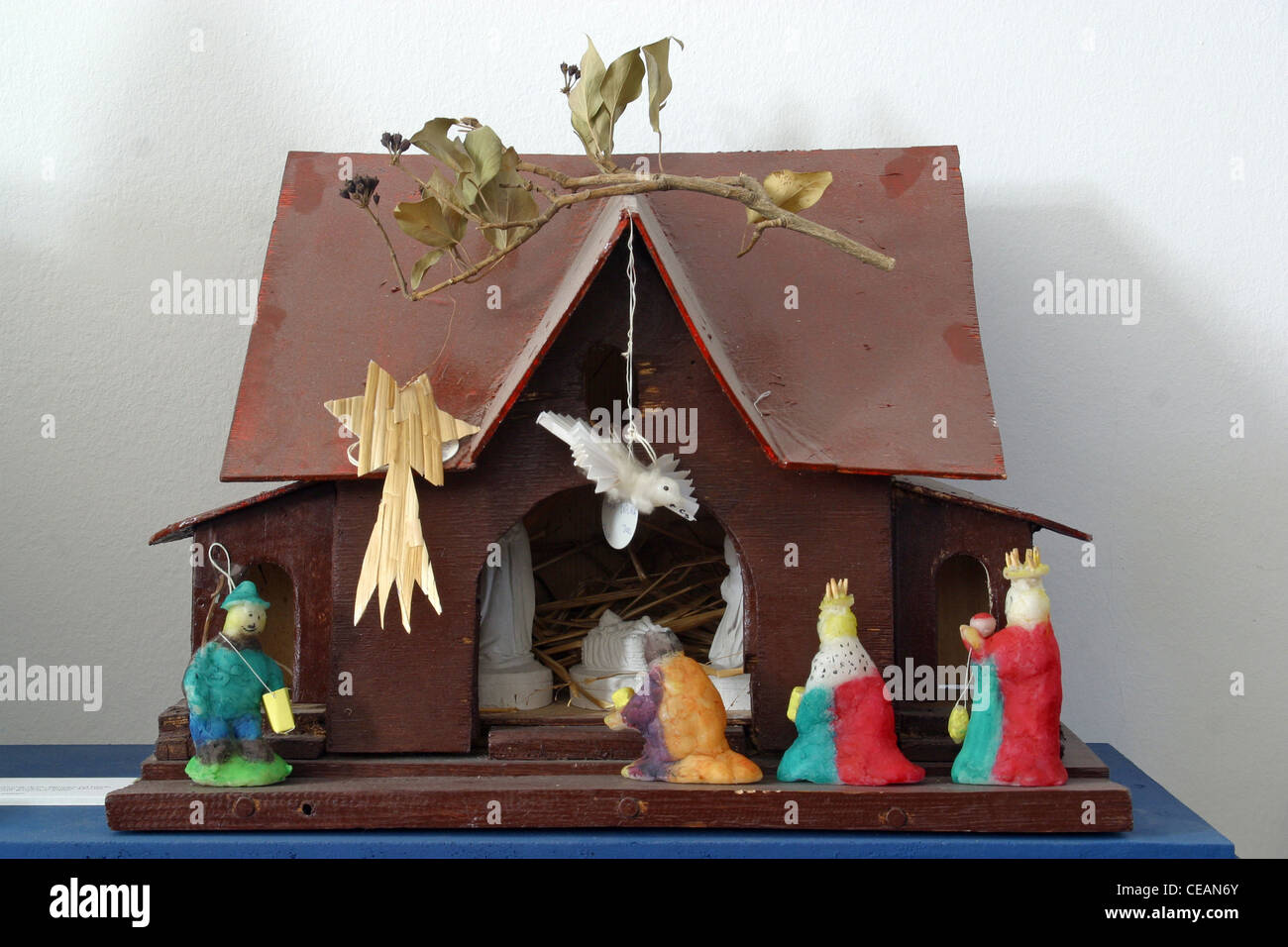 Nativity Scene, adoration of the Magi Stock Photo - Alamy