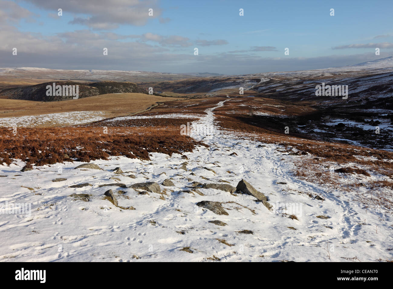 The View East Down the Tees Valley From the Green Trod Footpath at Birk ...