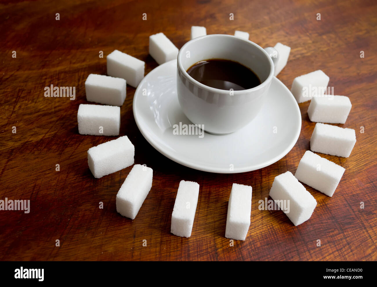 Coffee sugar lumps hi-res stock photography and images - Alamy