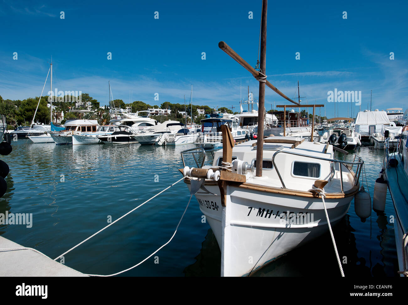 Cala D'Or Marina Mallorca Balearics Spain Stock Photo - Alamy