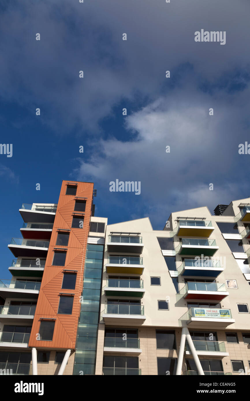 Luxury seafront apartments balconies hi-res stock photography and ...