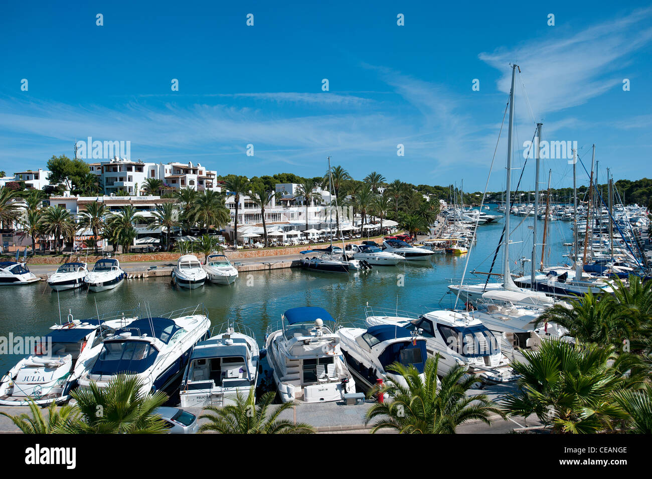 Cala D'Or Marina Mallorca Balearics Spain Stock Photo - Alamy