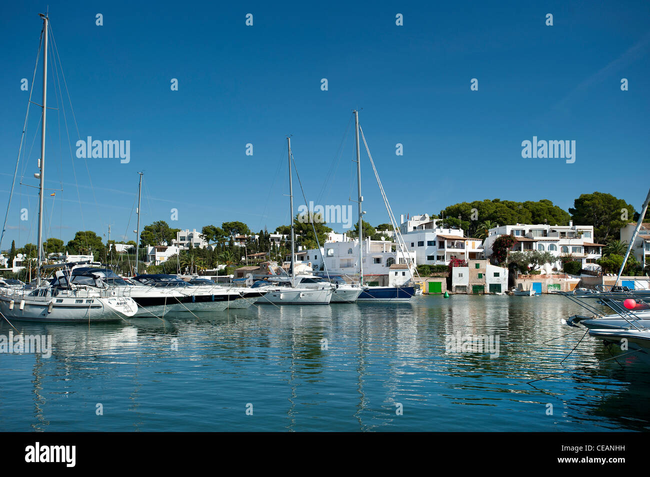 Cala D'Or Marina Mallorca Balearics Spain Stock Photo - Alamy