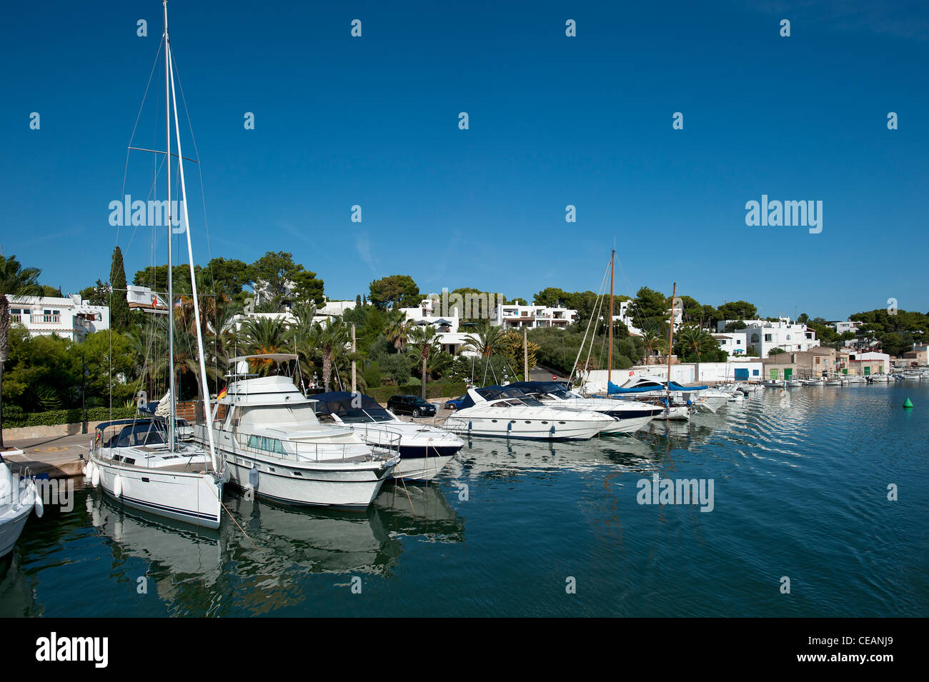 Cala D'Or Marina Mallorca Balearics Spain Stock Photo - Alamy
