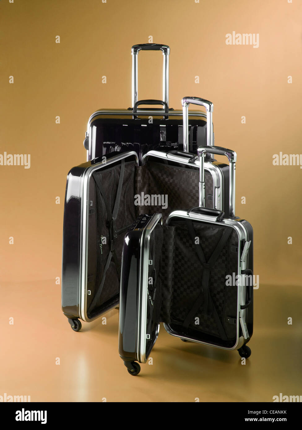 A still life shot of a set of luggage Stock Photo - Alamy