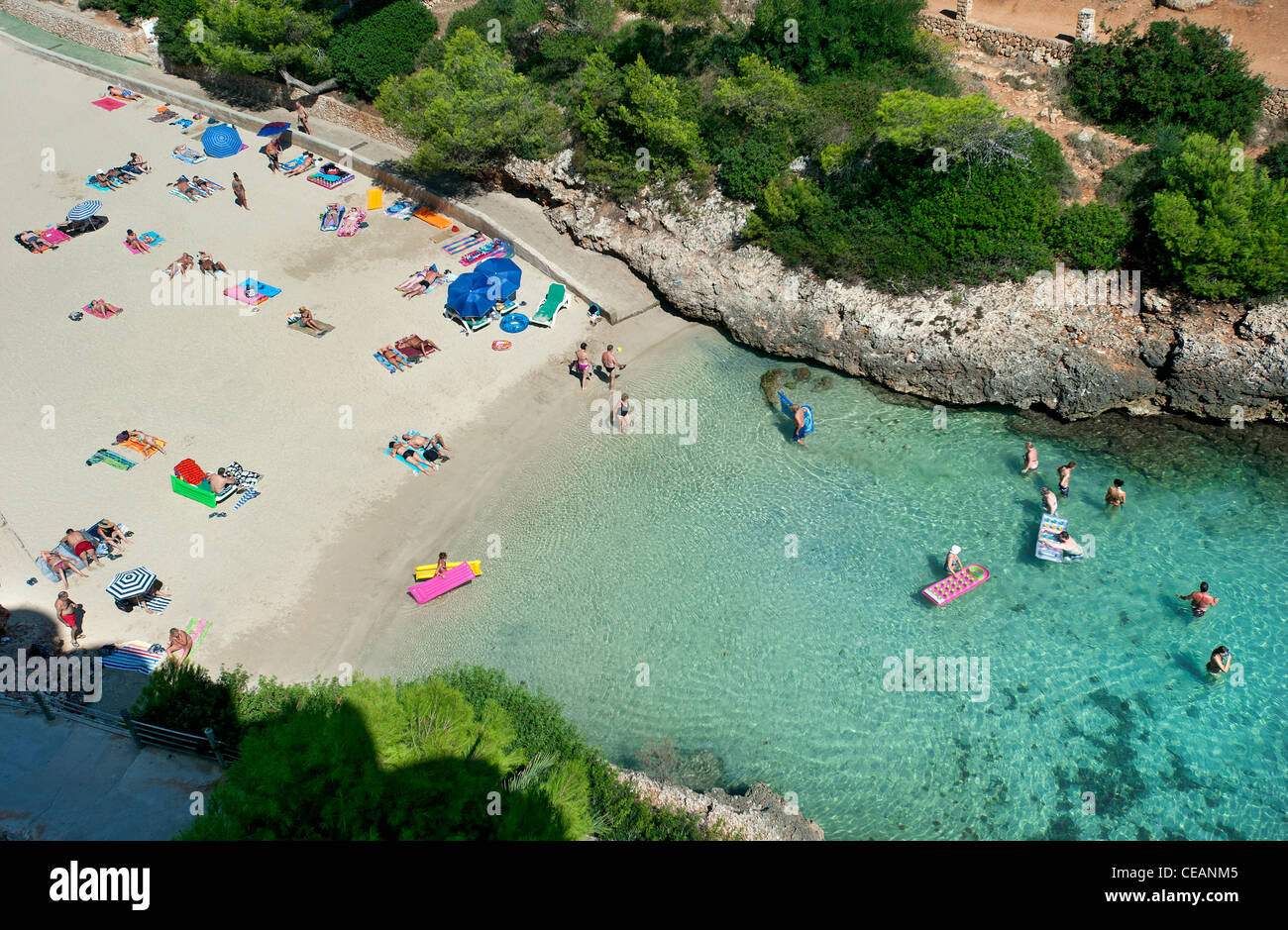 Cala Egos Cala D'Or Mallorca Balearics Spain Stock Photo - Alamy