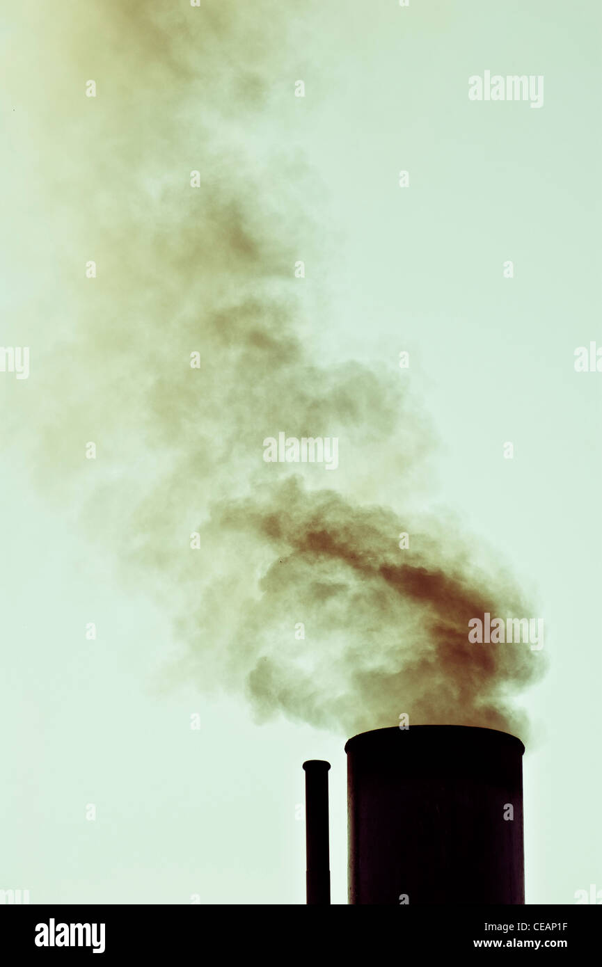 Funnel of a Steamship Stock Photo - Alamy