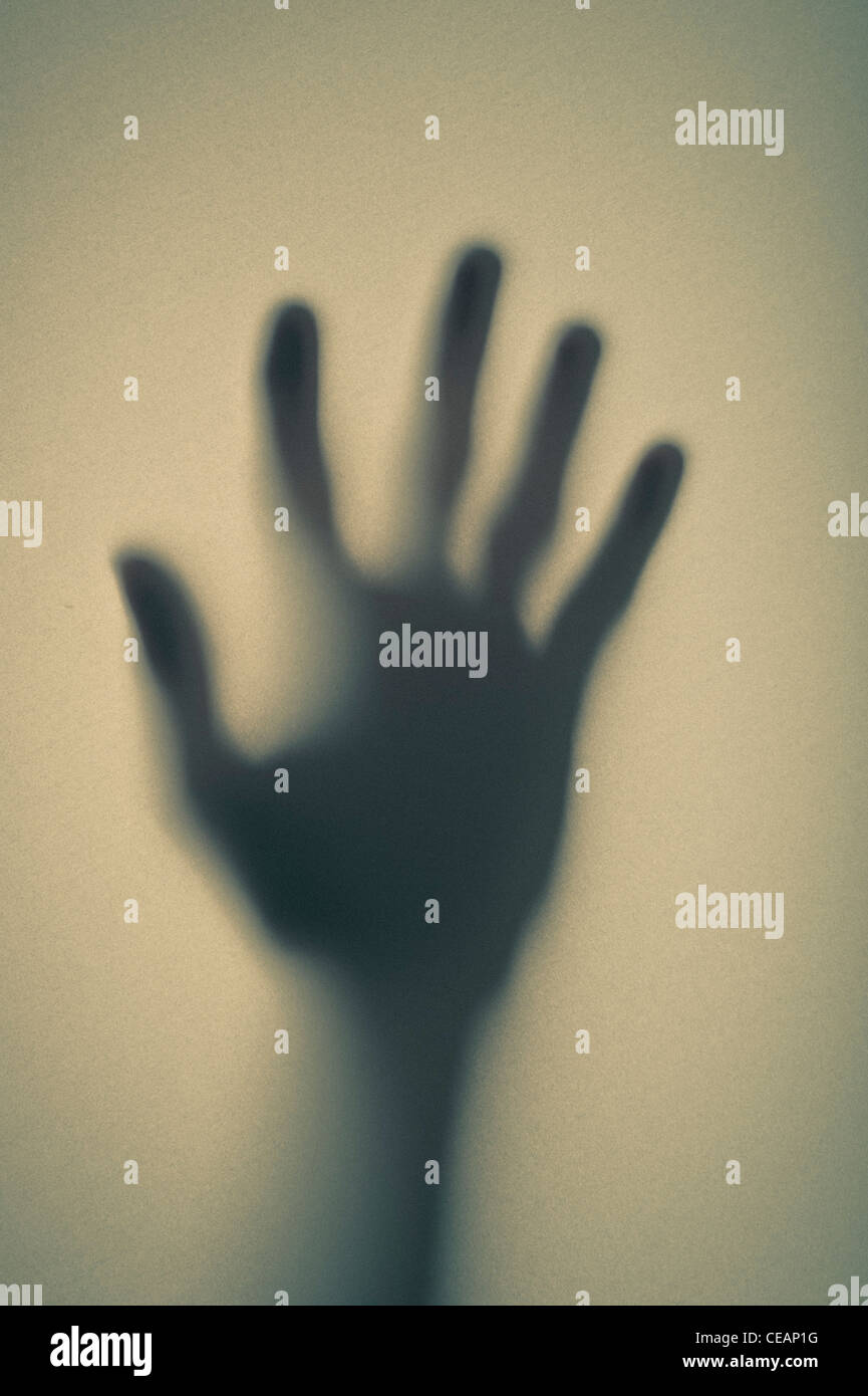 Silhouette of hand Stock Photo - Alamy