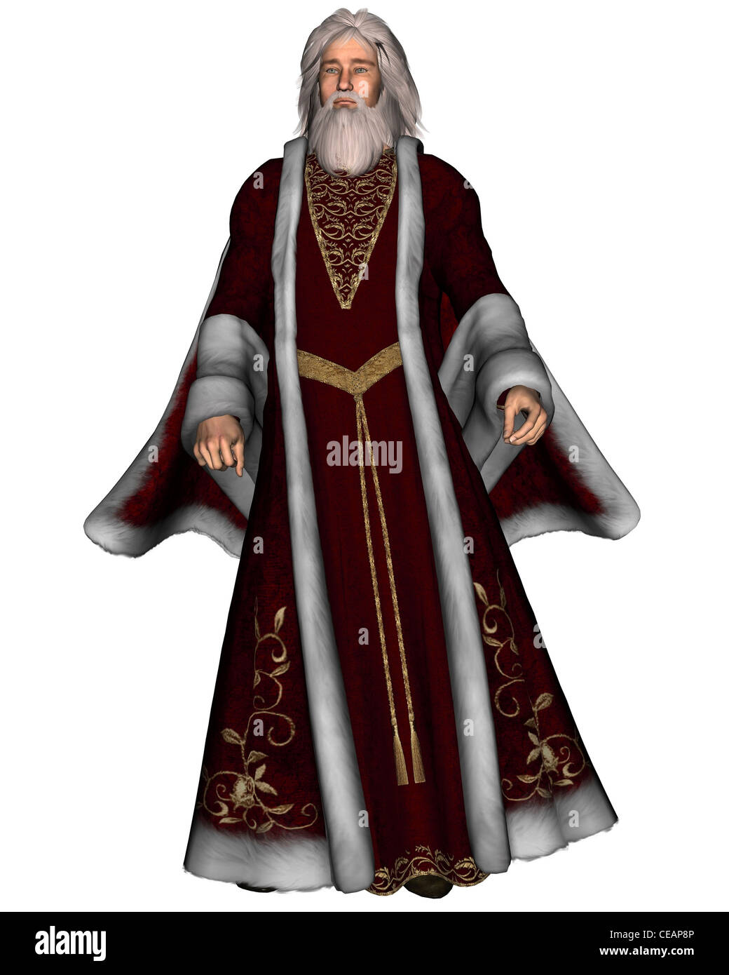 Traditional Father Christmas Stock Photo - Alamy