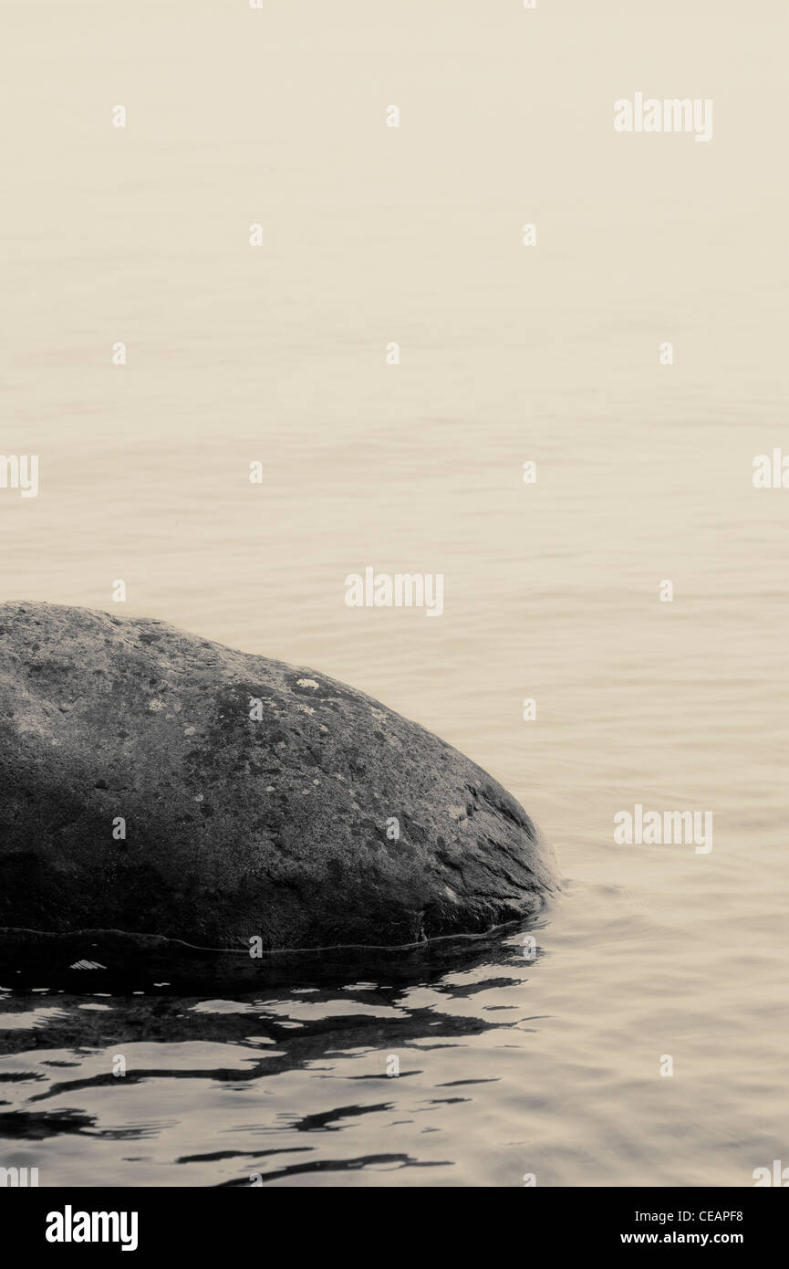 Rock and water Stock Photo - Alamy