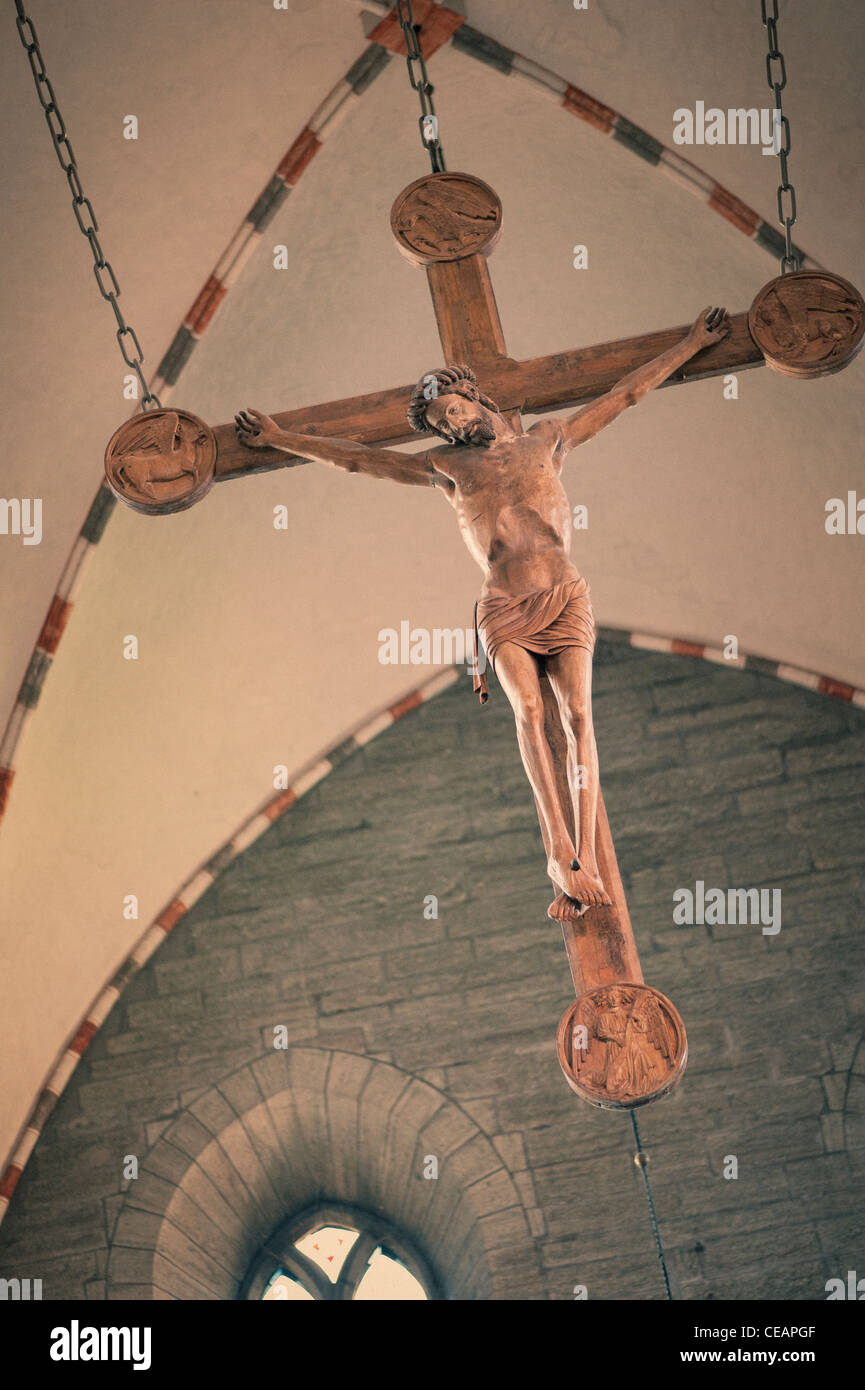 Jesus hanging on the cross hi-res stock photography and images - Alamy