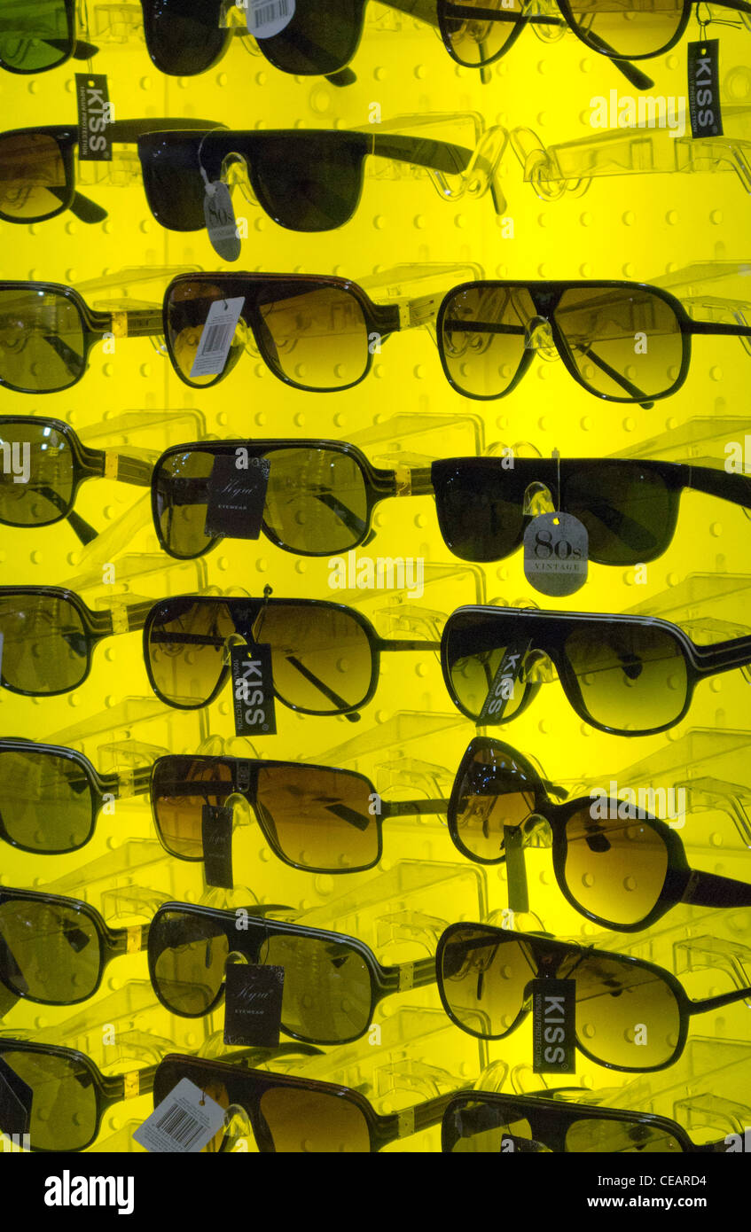 Sunglasses on display Stock Photo - Alamy